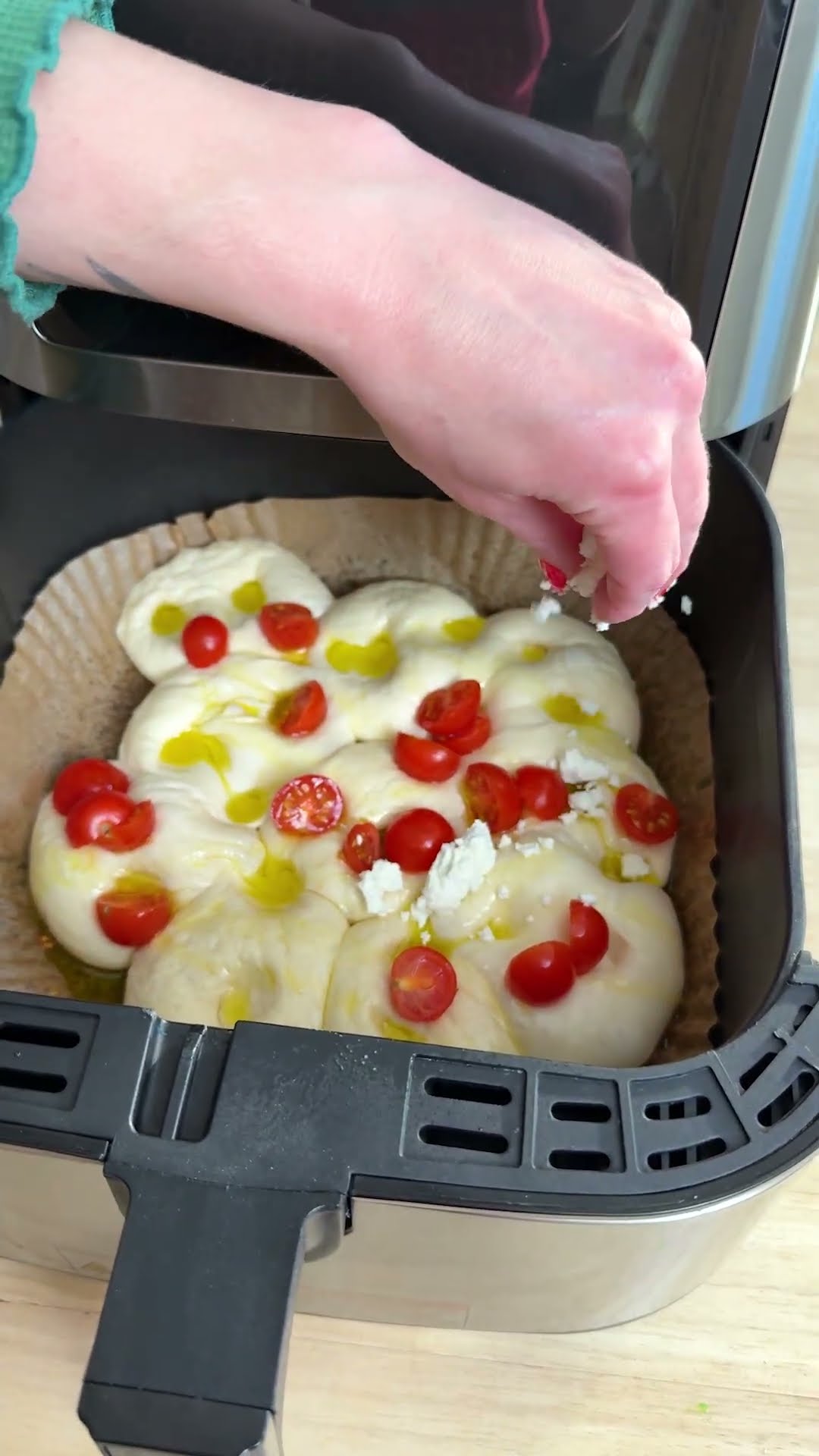 Air fryer focaccia 😋