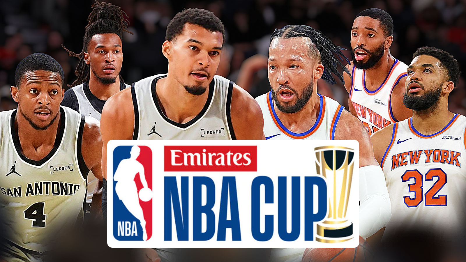 NBA Cup 2025: Best players in Spurs vs. Knicks championship matchup, ranked