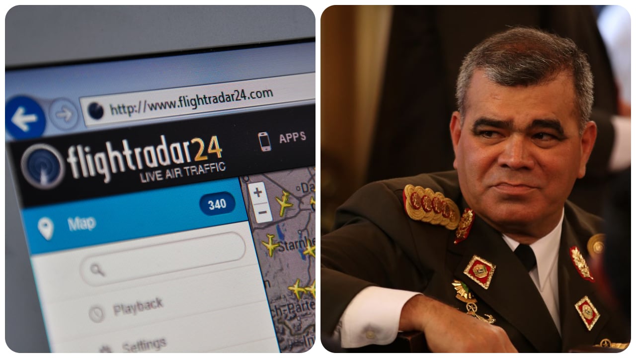 Flightradar24 comparte una foto de Vladimir Padrino y lanza un irónico ...