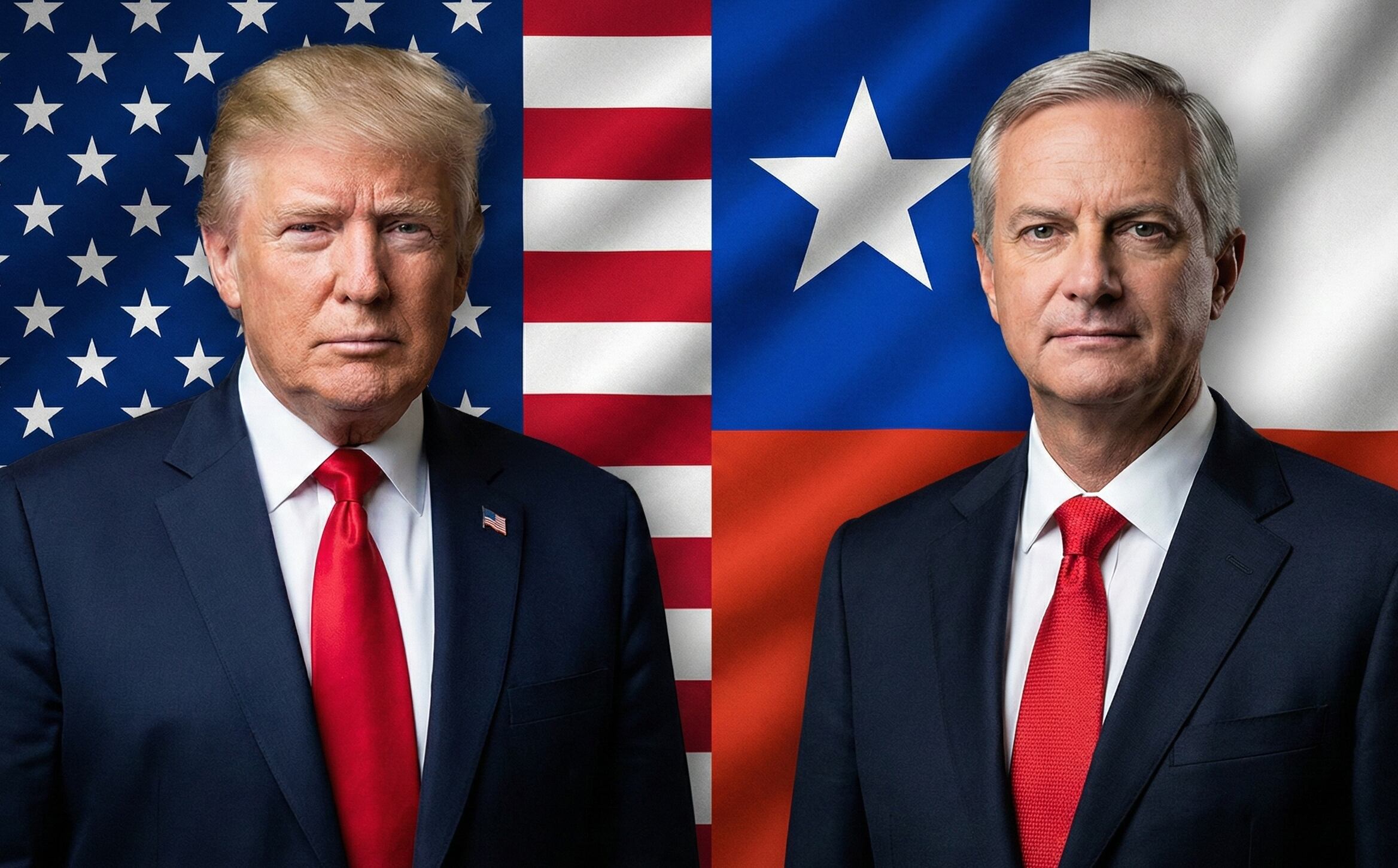 Lo apoyé y ganó fácil: Trump se cuelga de la victoria de José Antonio Kast
