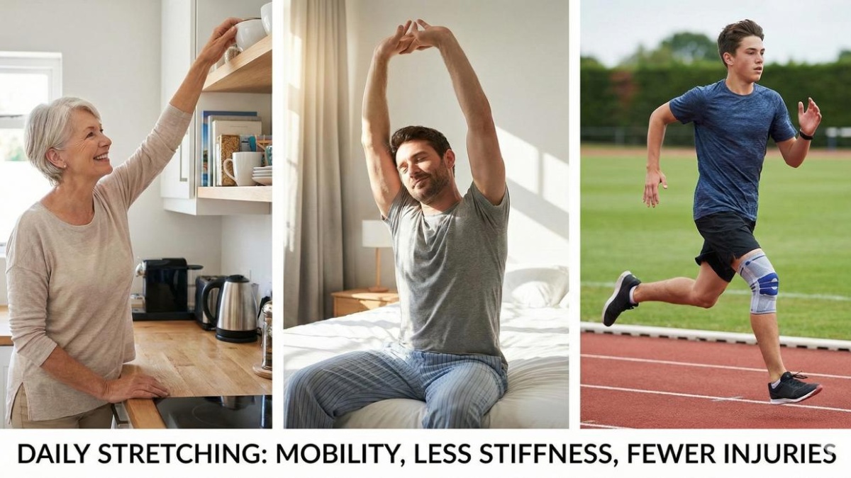 Why daily stretching improves mobility and reduces injury risk