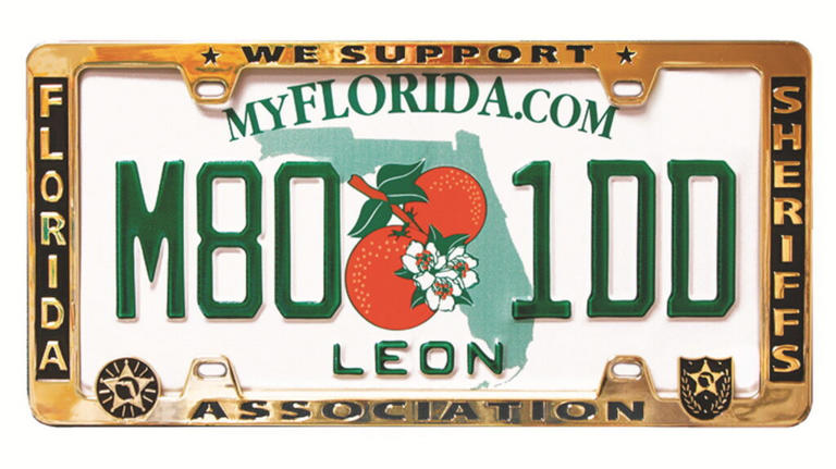 The same people selling you this Florida license plate frame could also ...