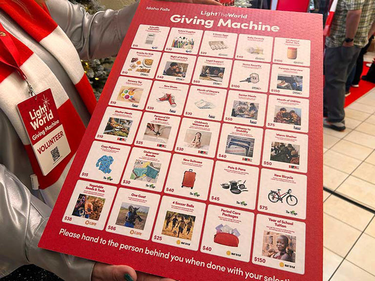 Community invited to make a donation at Giving Machines in Idaho Falls