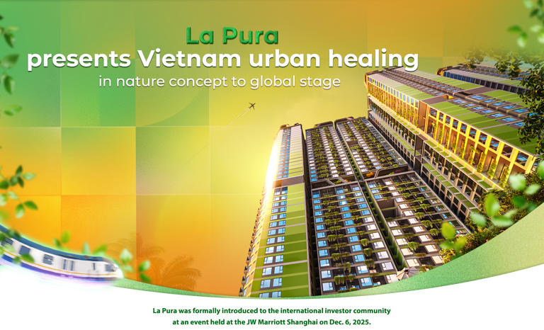 La Pura presents Vietnam urban healing in nature concept to global stage