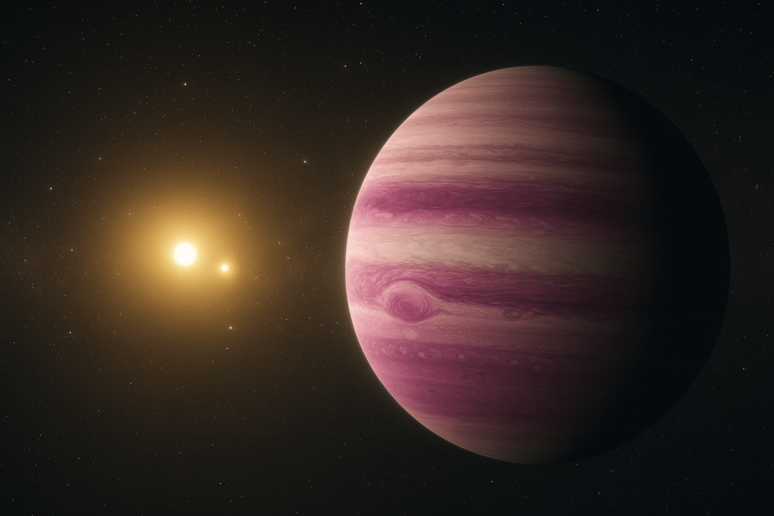 Astronomers spot closest giant planet orbiting binary stars ever observed