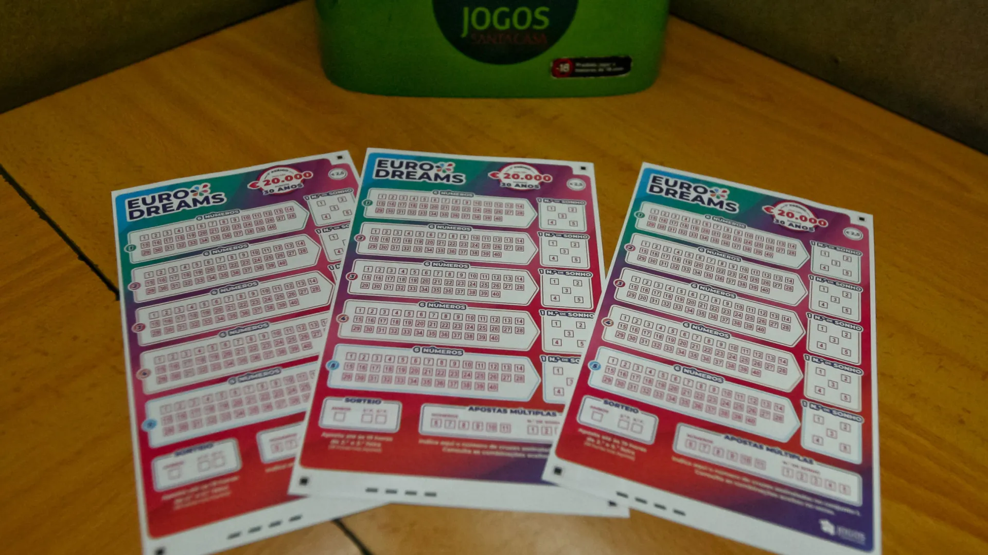 Chave do EuroDreams! Veja se ganhou 20 mil euros por mês durante 30 anos