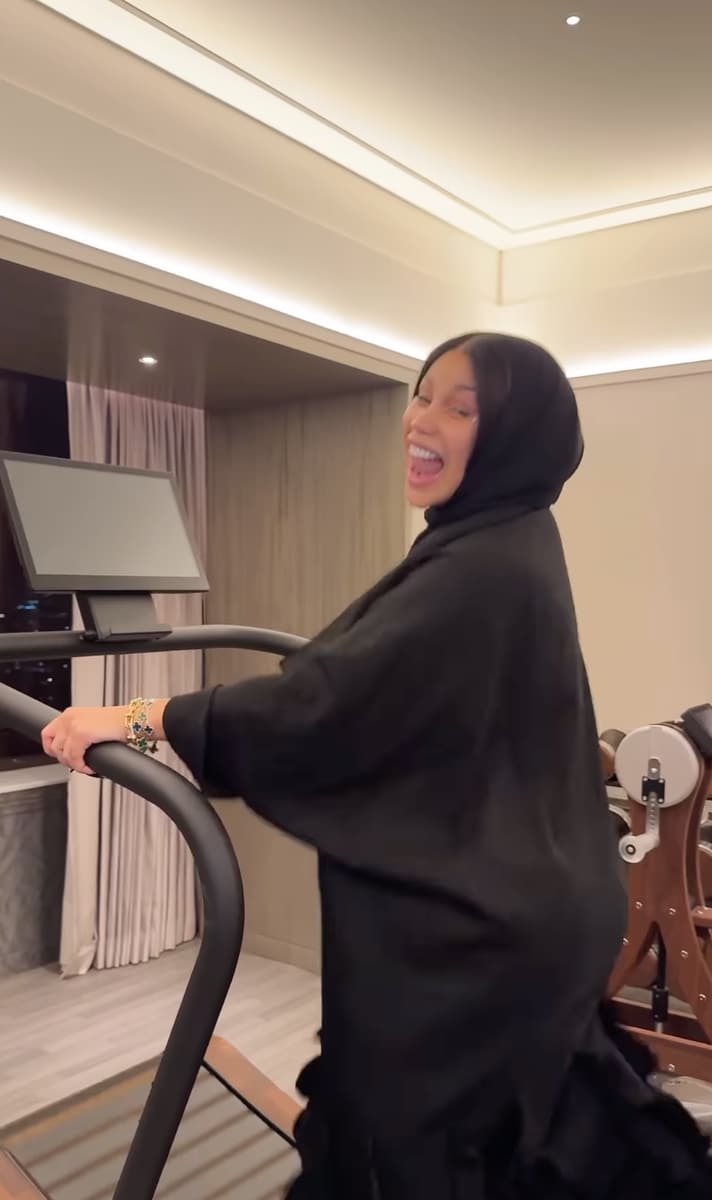 Cardi B’s cardio routine ahead of her ‘Little Miss Drama’ tour