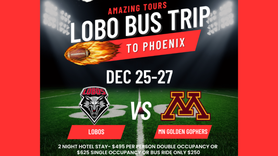 Looking to cheer on the Lobos in Phoenix? This bus ride is one way to ...