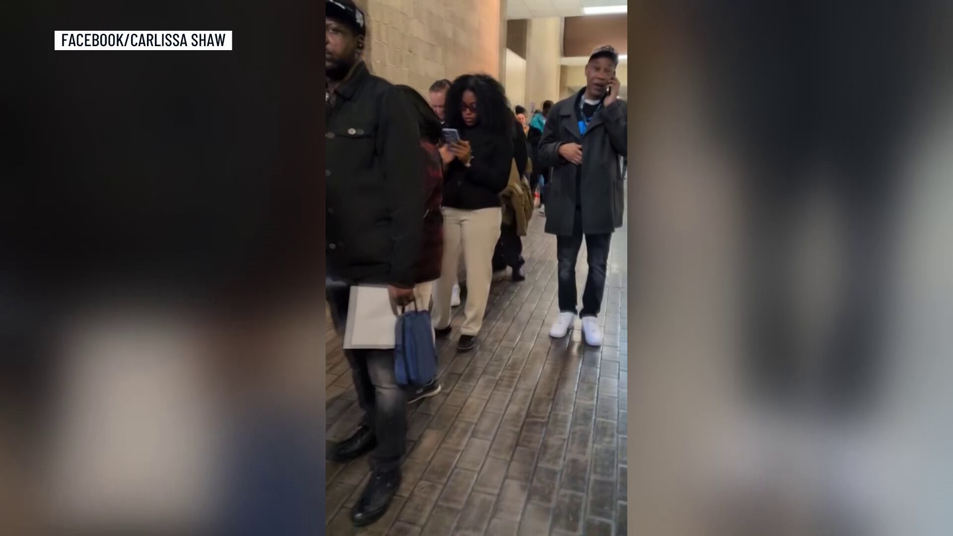 Long lines wrap through halls at 201 Poplar’s traffic court