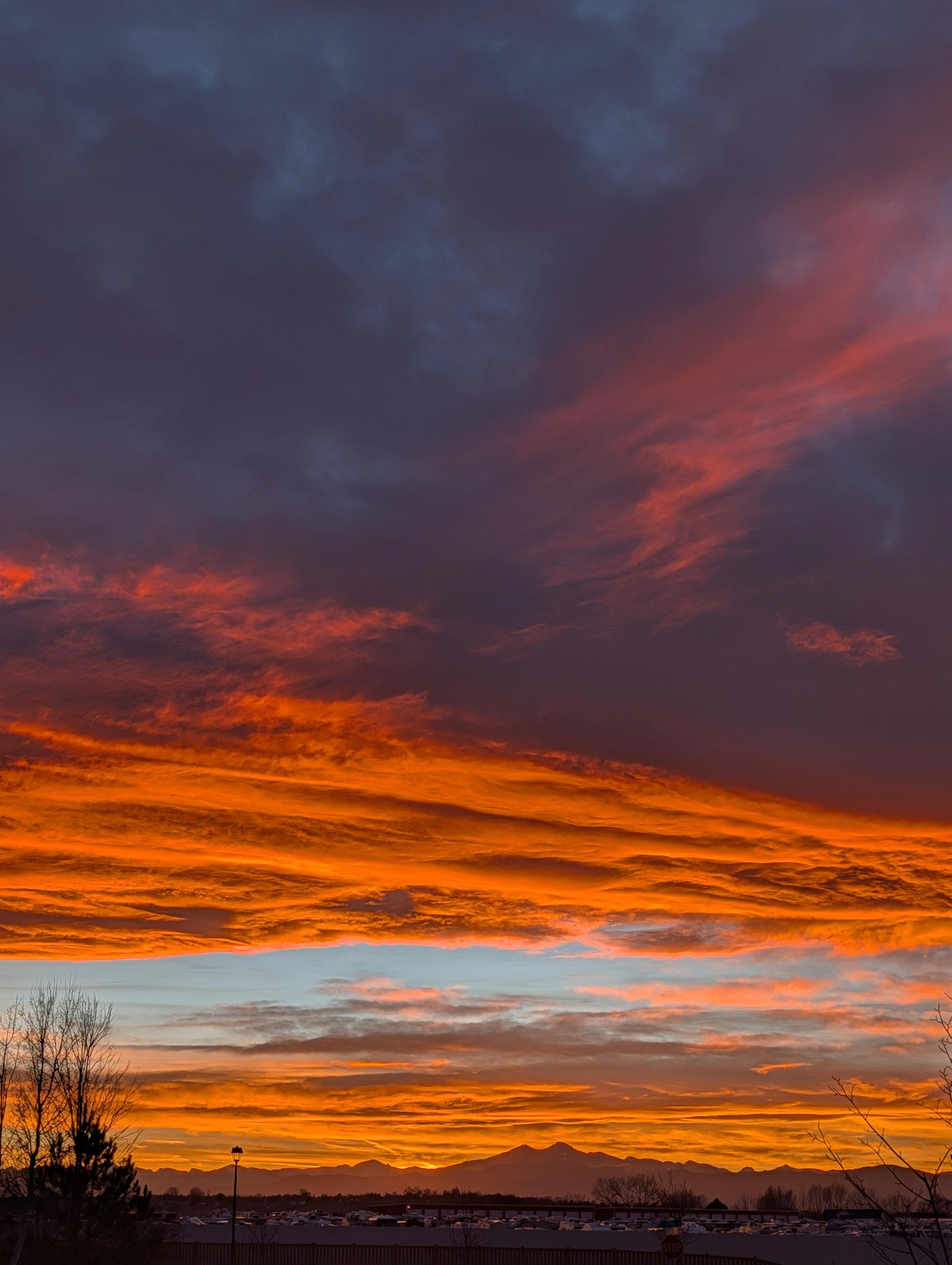 Why is Colorado seeing such beautiful sunsets lately?