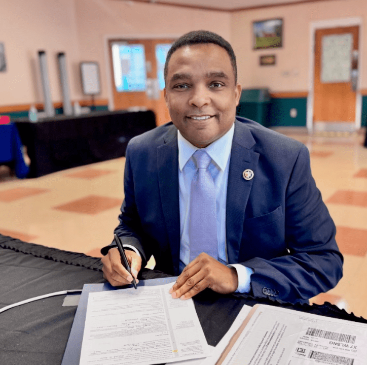 Rep. Don Davis files for re-election in NC-1 district