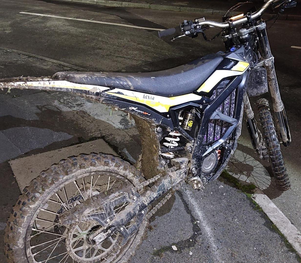 Police knock off-road biker off machine to make arrest in Doncaster