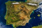 Colliding tectonic plates are making the Iberian Peninsula rotate clockwise