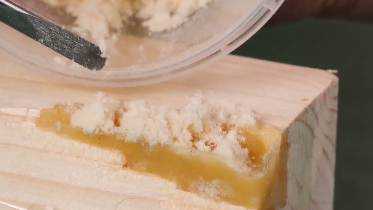 Genius repair method using soda, glue, and styrofoam