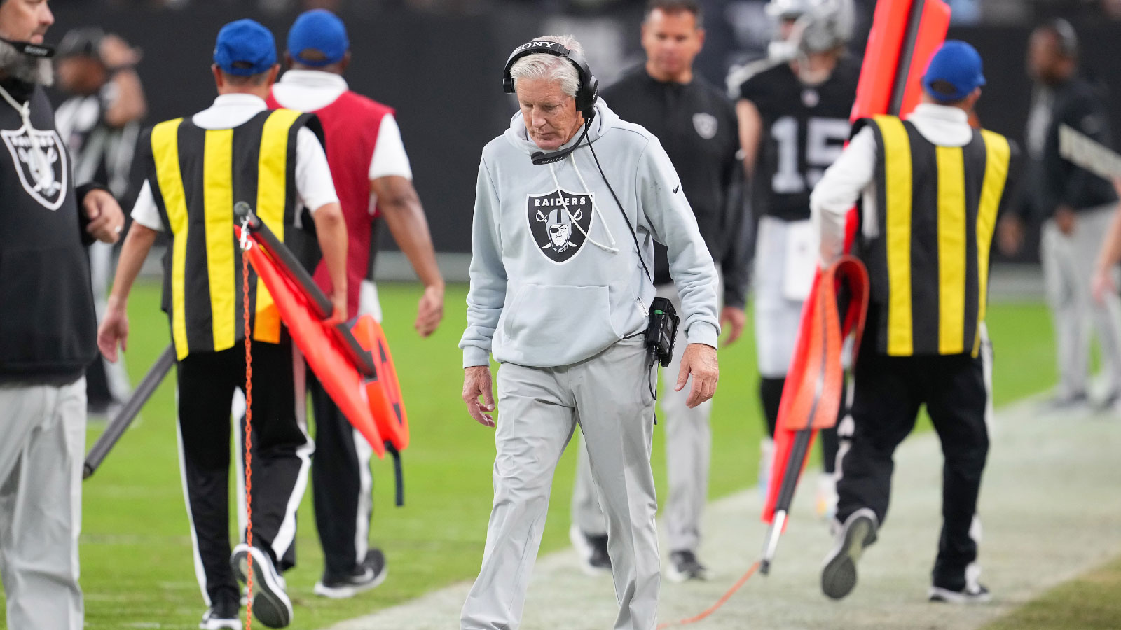 Pete Carroll’s 100% real thoughts on if he wants to rebuild Raiders