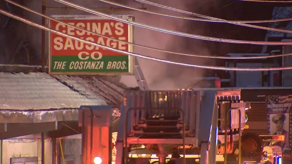 Fire damages Aliquippa sausage business