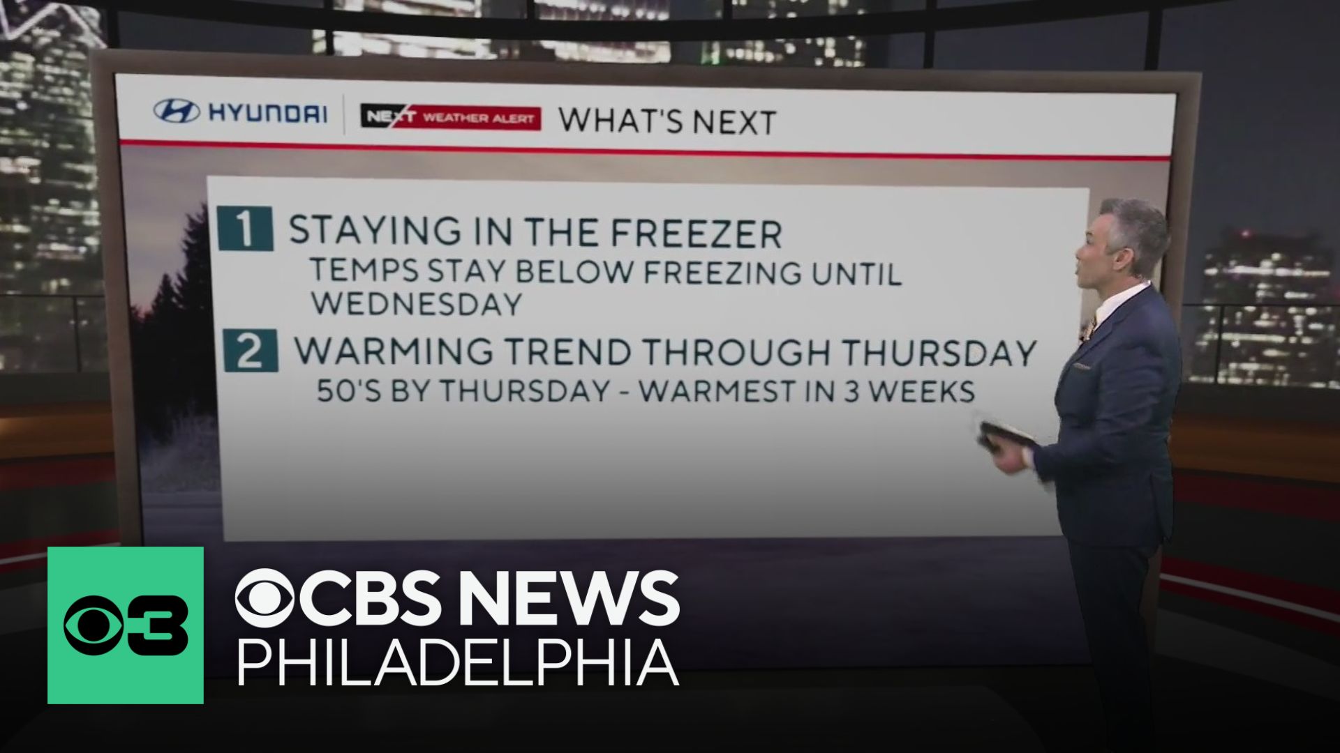 Very cold Monday night in Philadelphia region