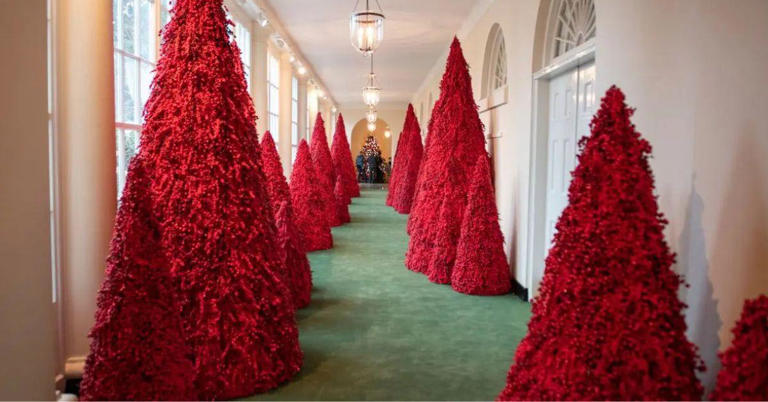 Donald Trump criticizes Melania's Christmas decorations while she ...