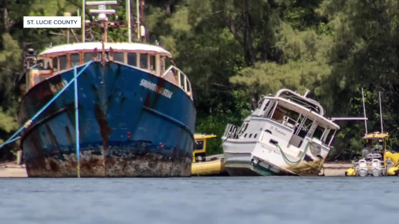 St. Lucie County removes 18 derelict boats from waterways in year-long ...