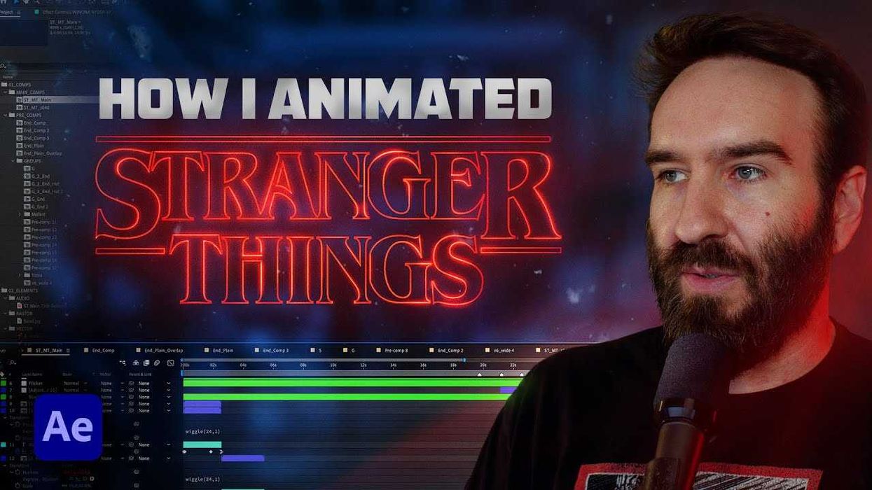 How the 'Stranger Things' title sequence was made—straight from the artist who created it