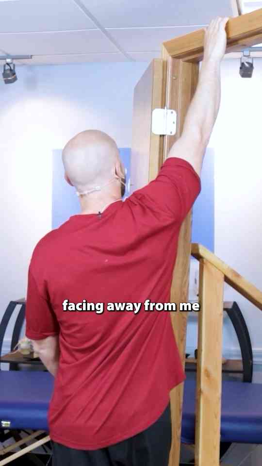 Fix 1-sided back pain with a door!