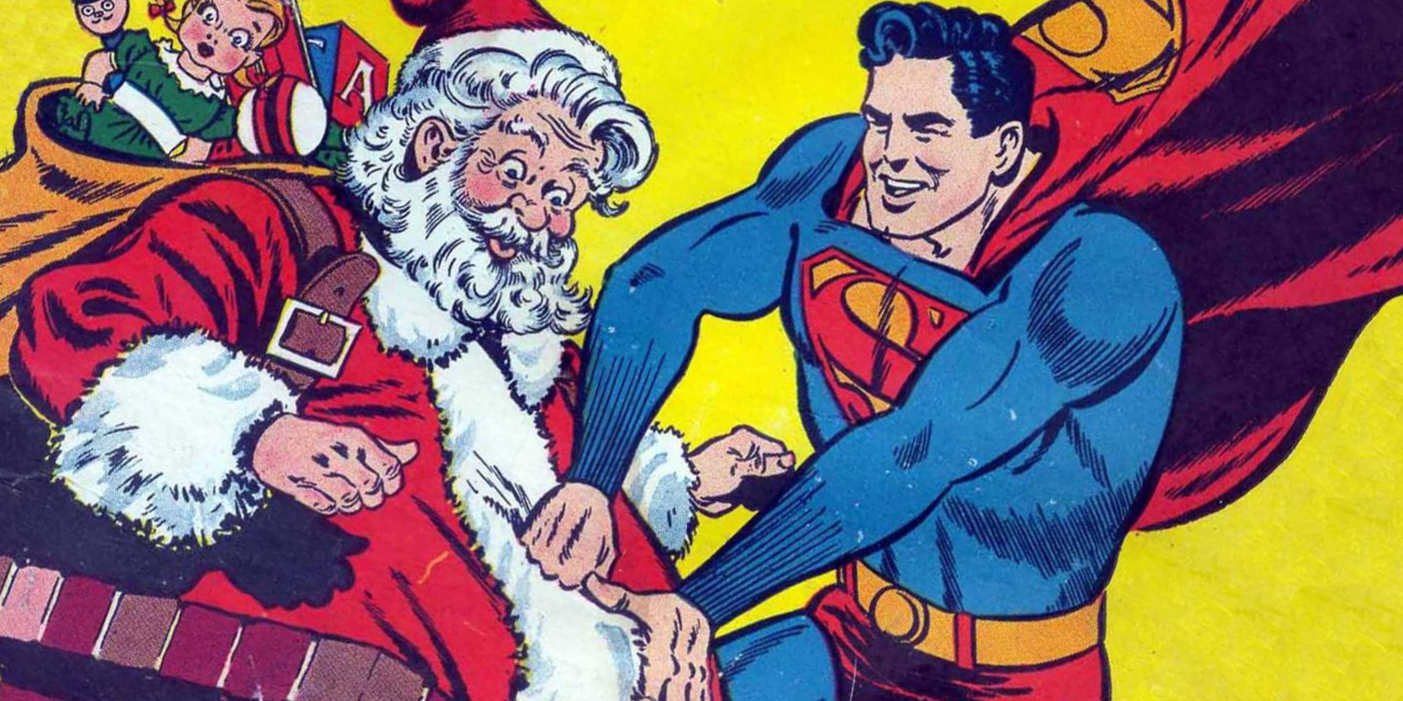 Superman canonically believes in Santa... but how?