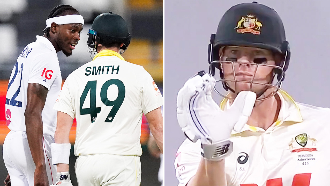 Meaning behind Steve Smith's gesture towards Jofra Archer revealed as ...
