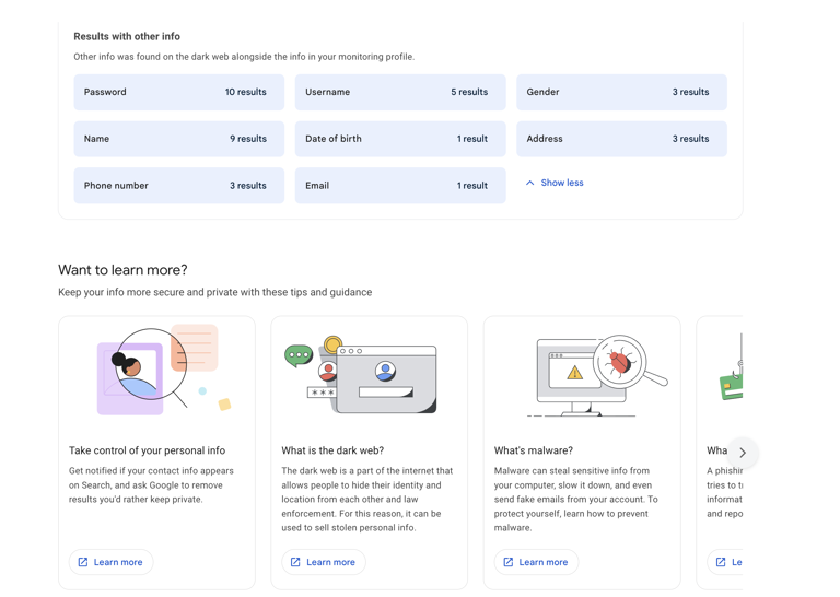 Google to retire ‘Dark Web Report’ tool that scanned for leaked user data