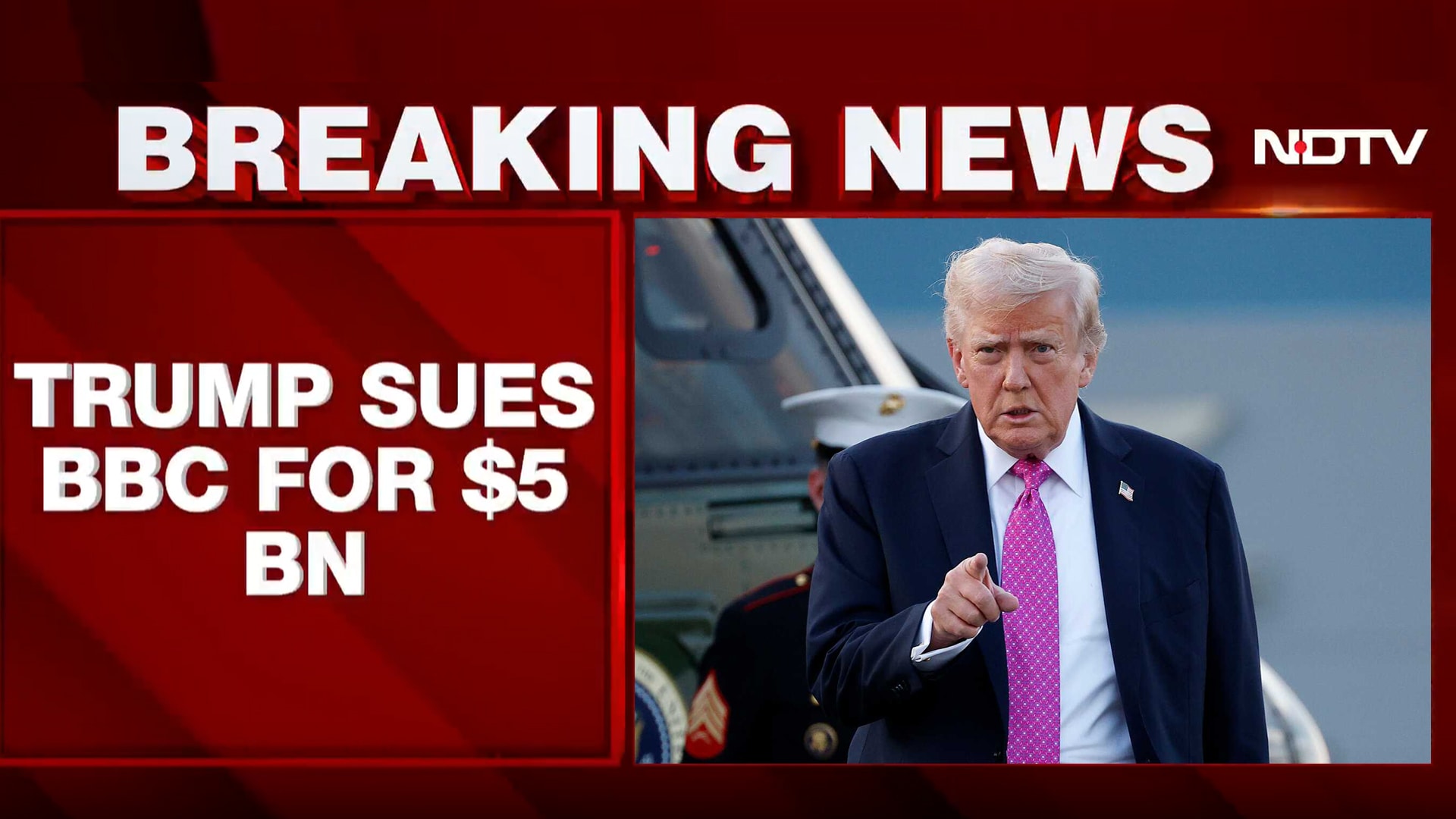 Donald Trump sues BBC for $5 billion over alleged documentary edit