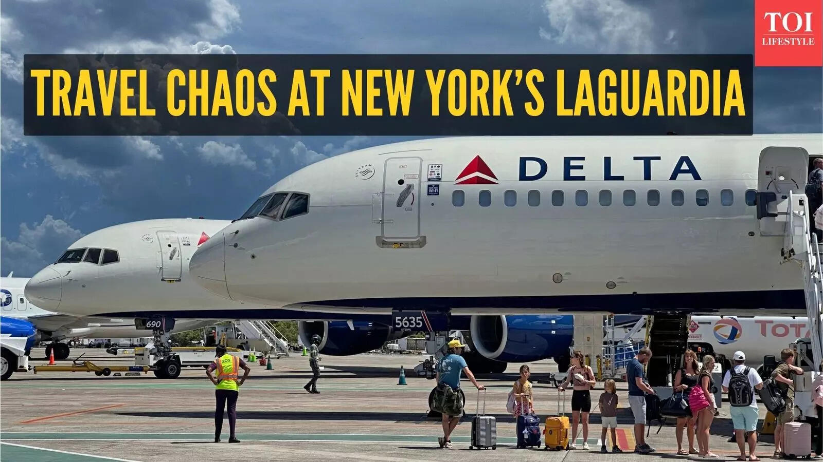 Delta Air Lines' 1,000 flights delayed, over 200 cancelled at New York ...