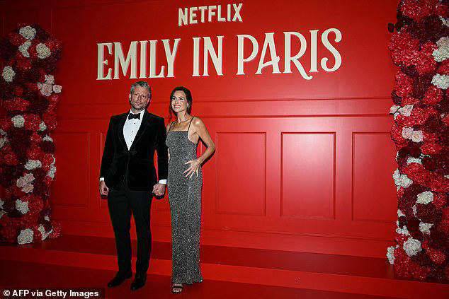 Glam Minnie Driver is supported by fiancé Addison O'Dea at the Emily in ...