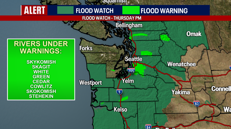 Live updates: Washington flooding, road closures, evacuations