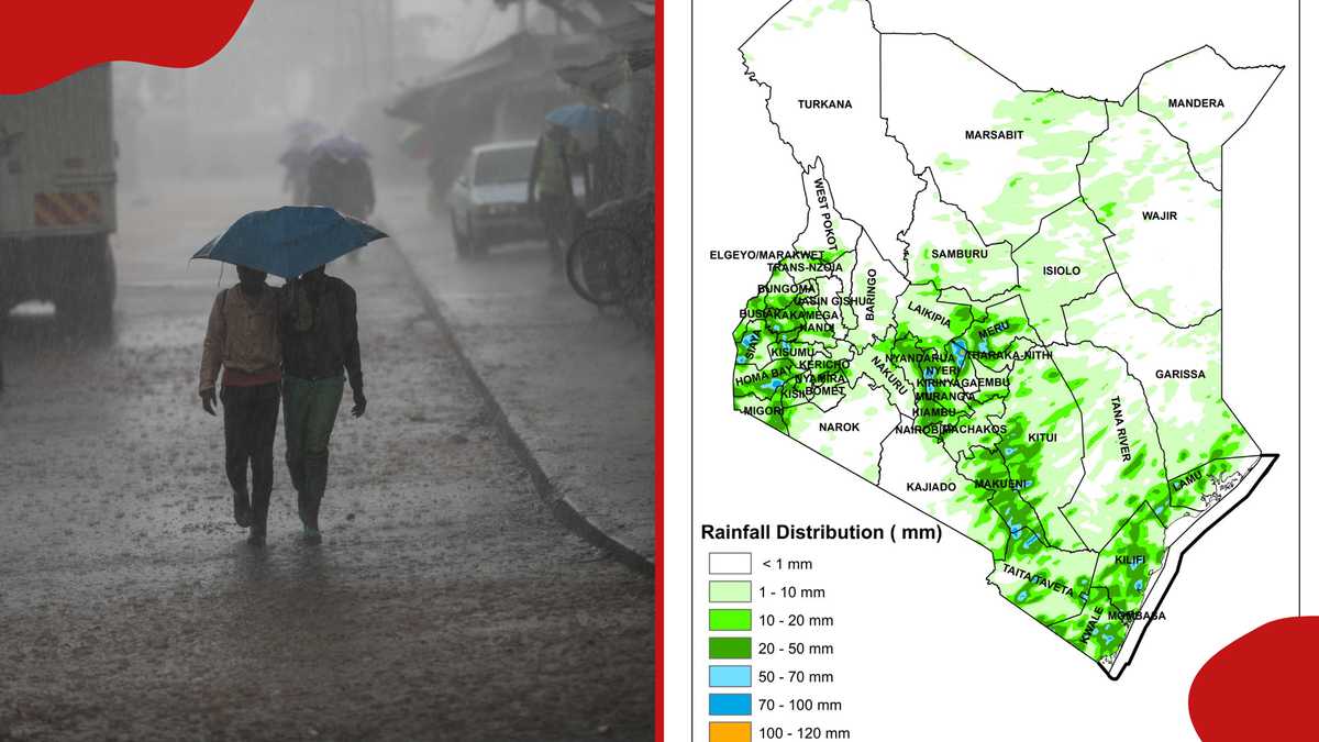Kenya MET warns of rainfall, strong winds in select regions for next 24 ...