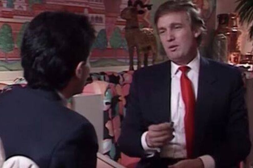 Moment Trump stormed out of 'negative' CNN interview and dumped ...