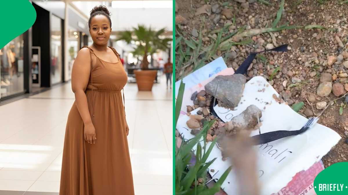 Pray for it: Woman scared to pick up mysterious stack of cash left with ...