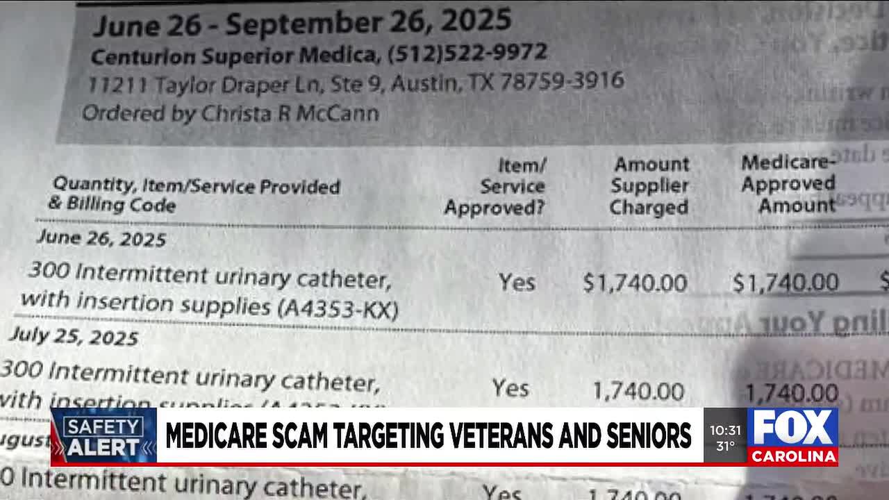 Medicare scam targets Upstate seniors and veterans with fake bills