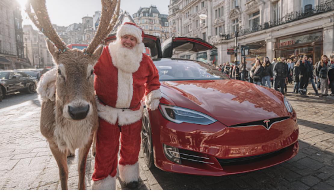 Santa switching to electric sleigh will cut Christmas emissions by 75%