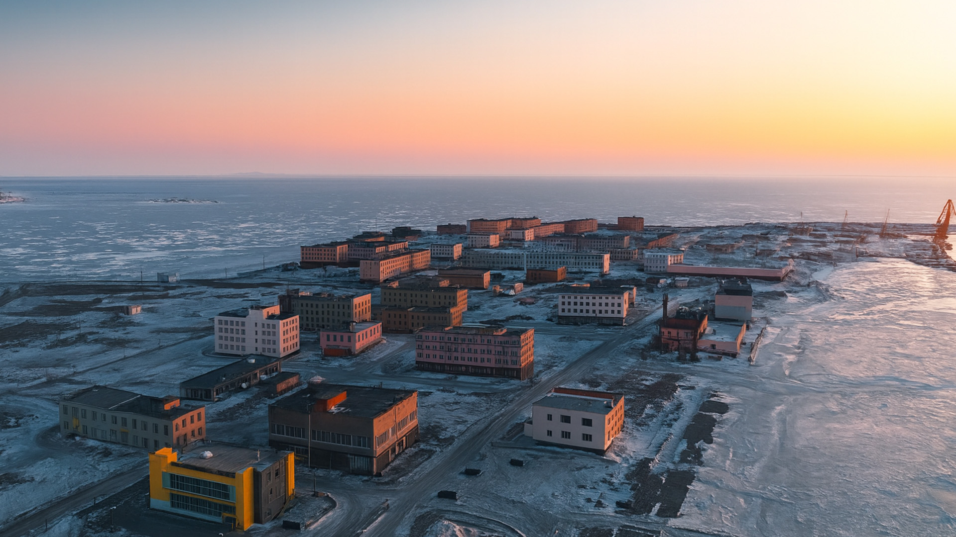 Frozen in time: A Russian Arctic town