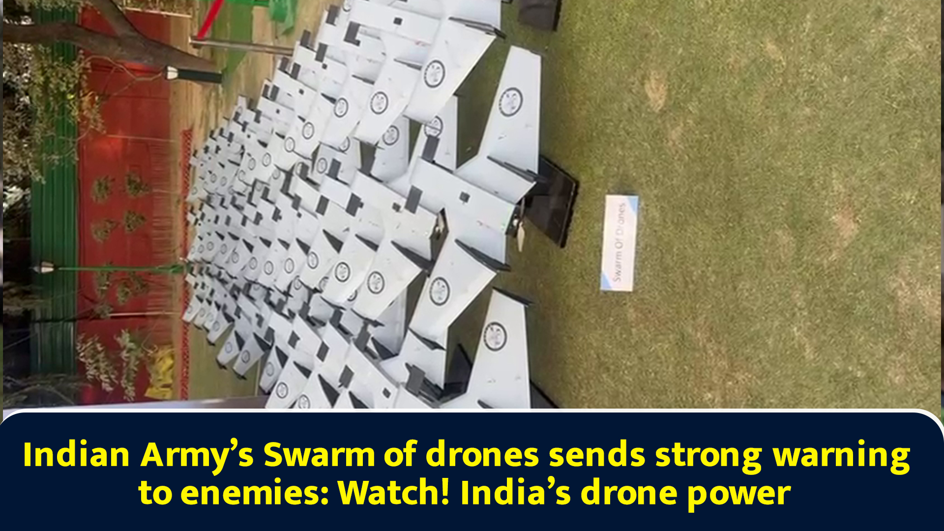 Indian Army’s swarm of drones sends strong warning to enemies: Watch ...