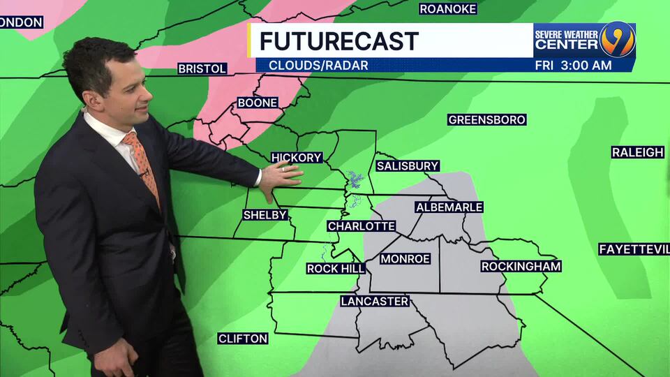 Monday night's forecast with meteorologist Joe Puma