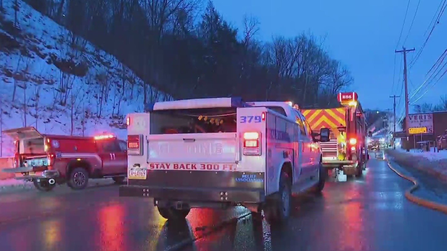 Crews respond to fire at Cesina Sausage Company