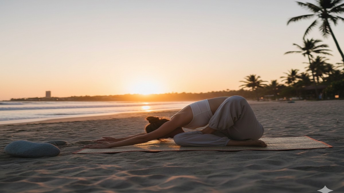 Why gentle evening stretching helps the body relax and sleep better