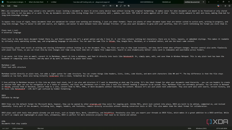 I'm sick of proprietary notetaking tools when plain text is simply better