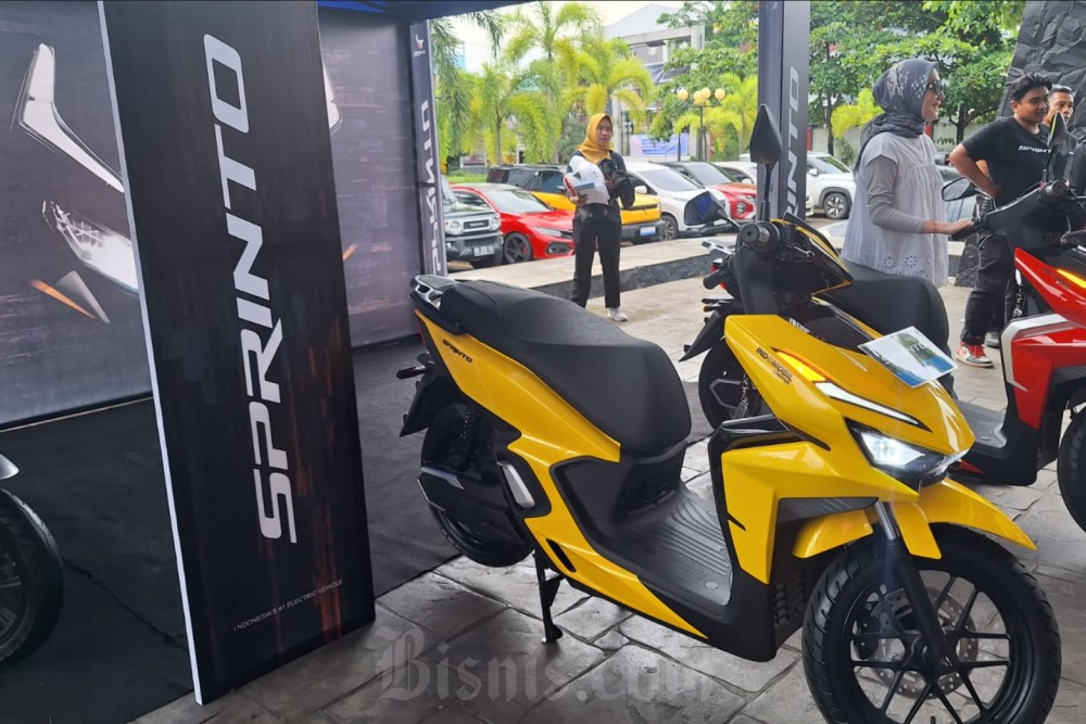 Motor listrik Sprinto Indomobil, cek harga di Makassar dan spesifikasi