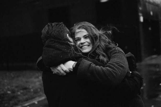 Love is when you stay without clinging, and let go without pain