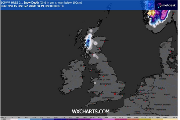 UK snow maps turn white as 5.9 inches to fall in Britain - full list of ...