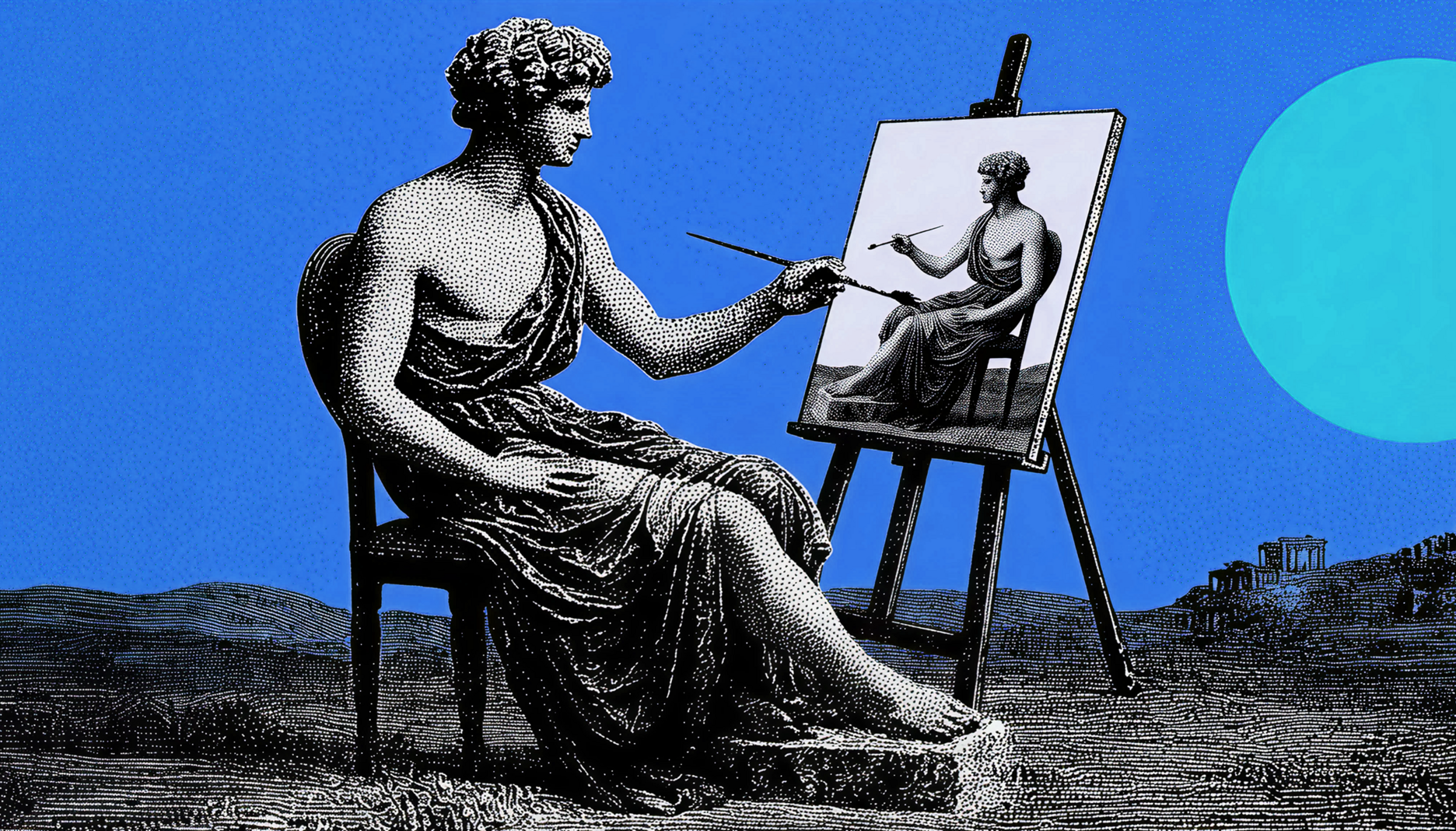 What becomes valuable when AI makes creative work easy