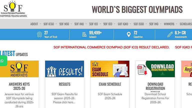 SOF ICO 2025–26 results declared at sofworld.org; check scores, ranks here