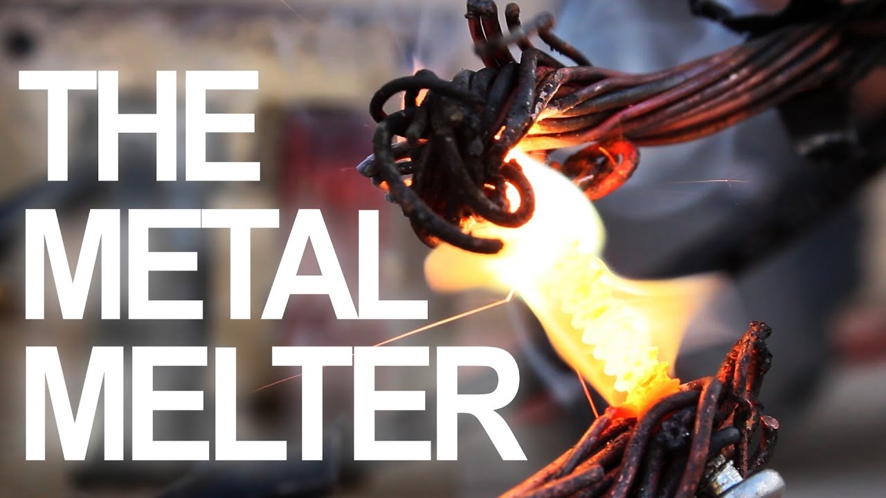 This DIY microwave melts metal in seconds