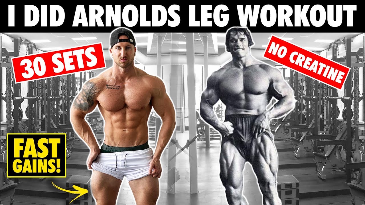 Former leg-day skipper tries Arnold’s thirty-set leg challenge
